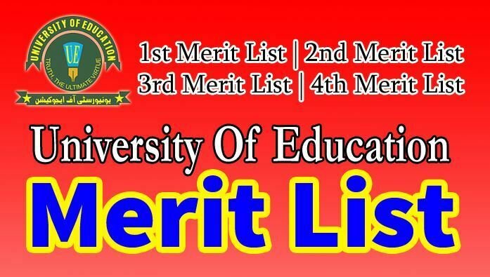 University Of Education (EU) Merit List 2022