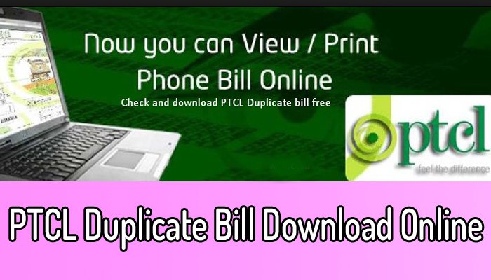 How To Download PTCL Duplicate Bill Online 2023 | WebStudy